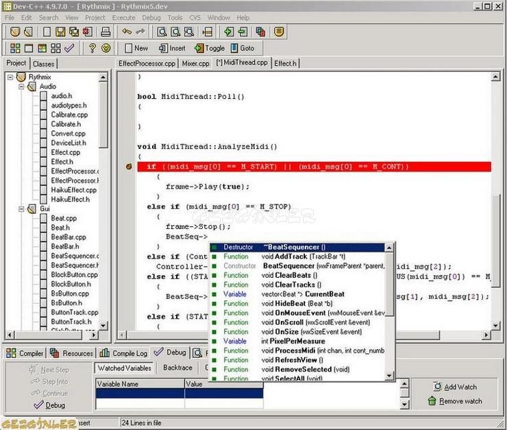 Orwell Dev-C++ Ekran Görüntüsü - Gezginler Orwell Dev-C++ Ekran Görüntüsü - Gezginler