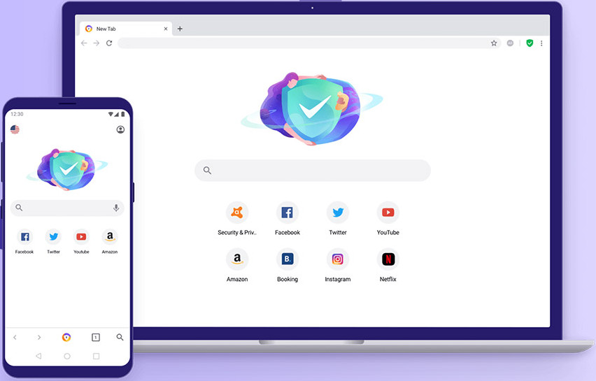 AVG Secure Browser Ekran Görüntüsü - Gezginler