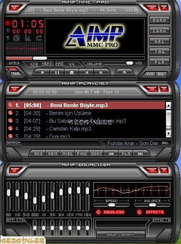 AIMP Classic Ekran Görüntüsü - Gezginler