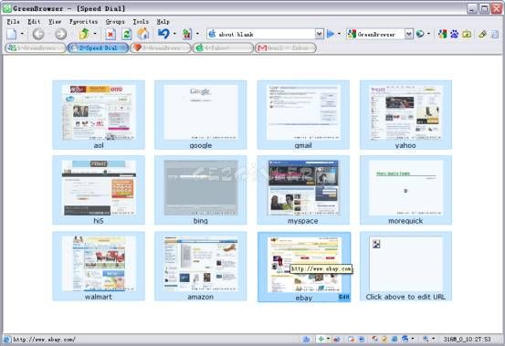 GreenBrowser Ekran Görüntüsü - Gezginler