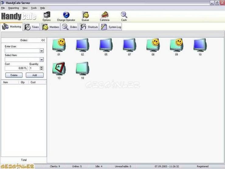 HandyCafe Ekran Görüntüsü - Gezginler