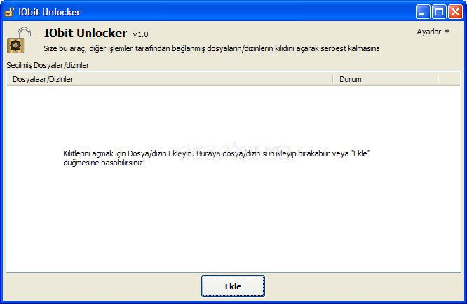 IObit Unlocker Ekran Görüntüsü - Gezginler