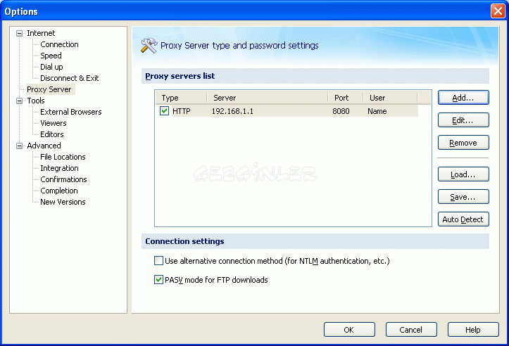 Offline Explorer Enterprise Ekran Görüntüsü - Gezginler