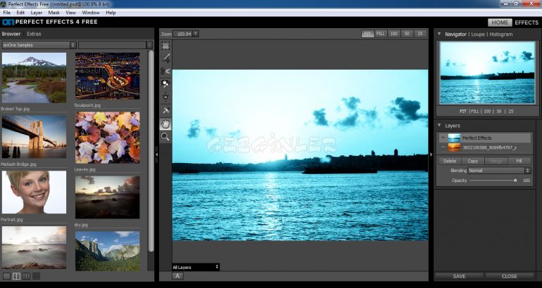 ON1 Effects Ekran Görüntüsü - Gezginler