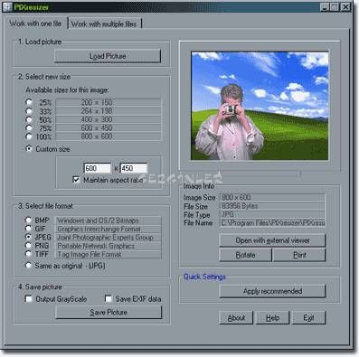 PIXresizer Ekran Görüntüsü - Gezginler