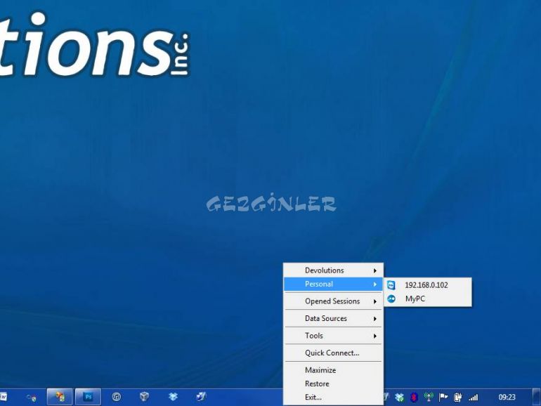 Remote Desktop Manager Ekran Görüntüsü - Gezginler Remote Desktop Manager Ekran Görüntüsü - Gezginler