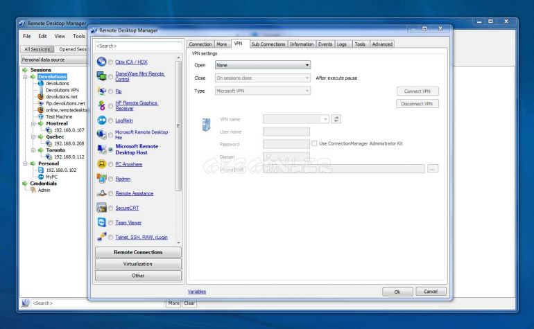 Remote Desktop Manager Ekran Görüntüsü - Gezginler Remote Desktop Manager Ekran Görüntüsü - Gezginler
