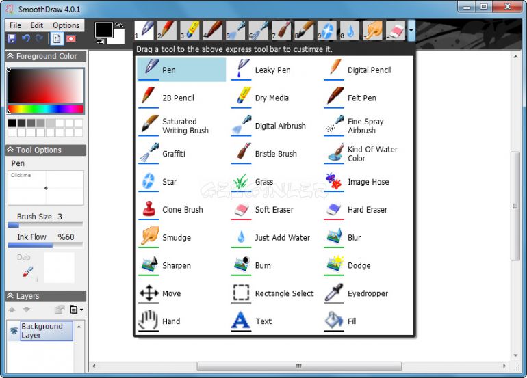 SmoothDraw Ekran Görüntüsü - Gezginler
