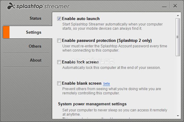 Splashtop Streamer Ekran Görüntüsü - Gezginler