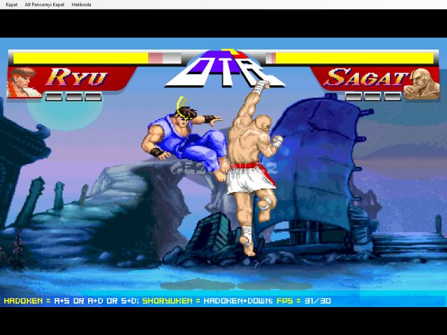 Street Fighter Flash Oyunu Ekran Görüntüsü - Gezginler