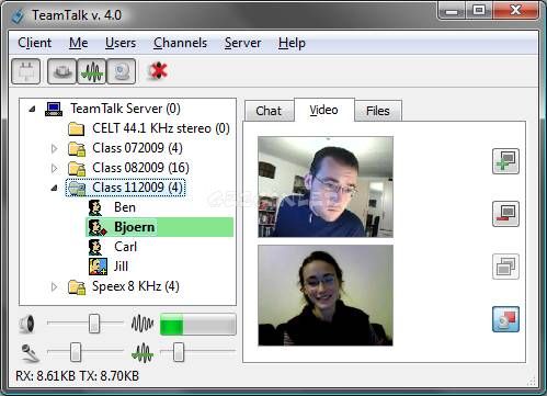 TeamTalk Ekran Görüntüsü - Gezginler