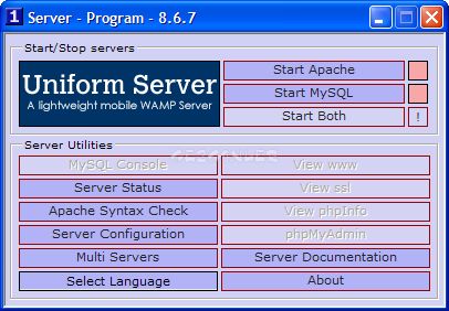 The Uniform Server Ekran Görüntüsü - Gezginler
