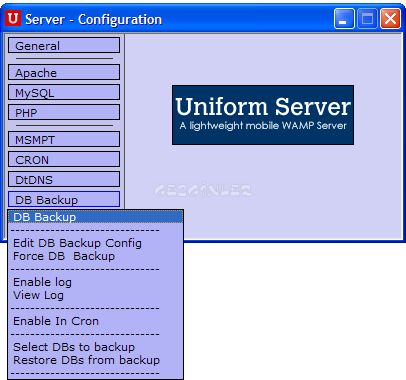 Uniform Server Ekran Görüntüsü - Gezginler