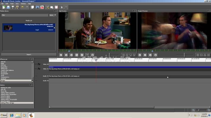 VLMC VideoLAN Movie Creator Ekran Görüntüsü - Gezginler