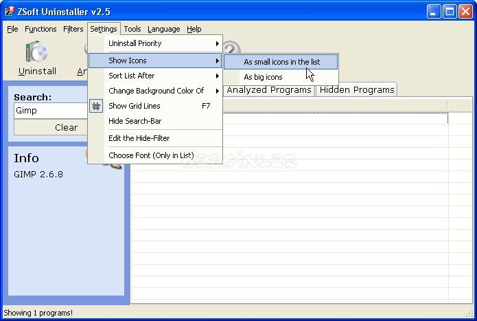 Zsoft Uninstaller Ekran Görüntüsü - Gezginler