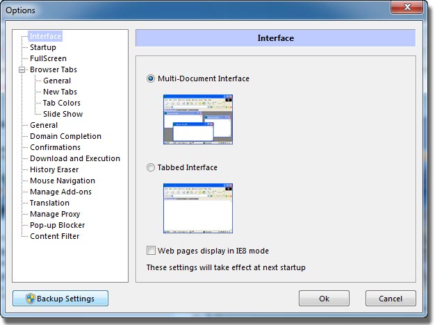 Crazy Browser Ekran Görüntüsü - Gezginler