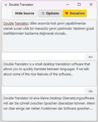 Double Translator Ekran Görüntüsü - Gezginler