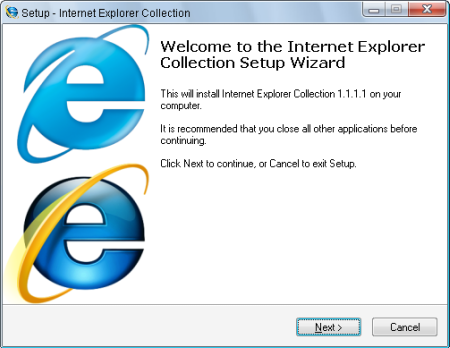 Internet Explorer Collection Ekran Görüntüsü - Gezginler