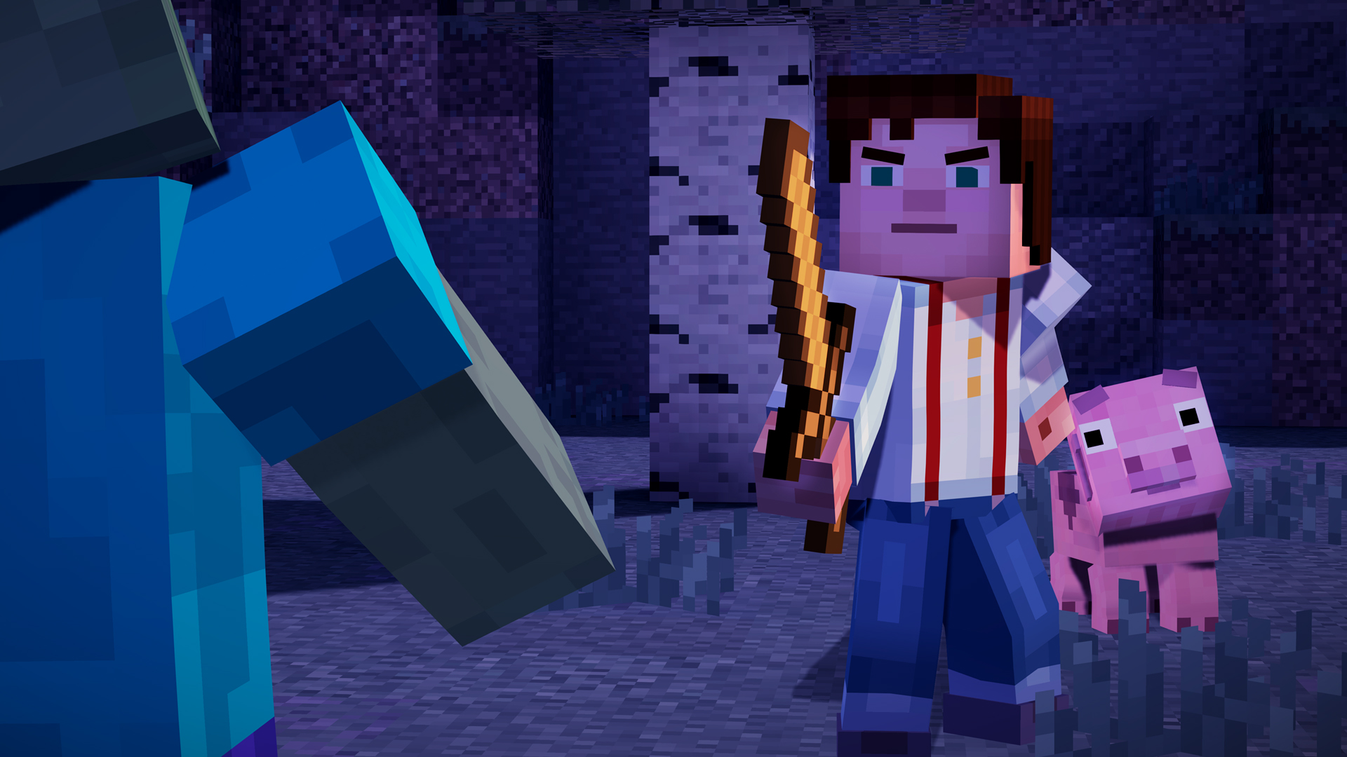 Minecraft: Story Mode Episode 1 Ekran Görüntüsü - Gezginler