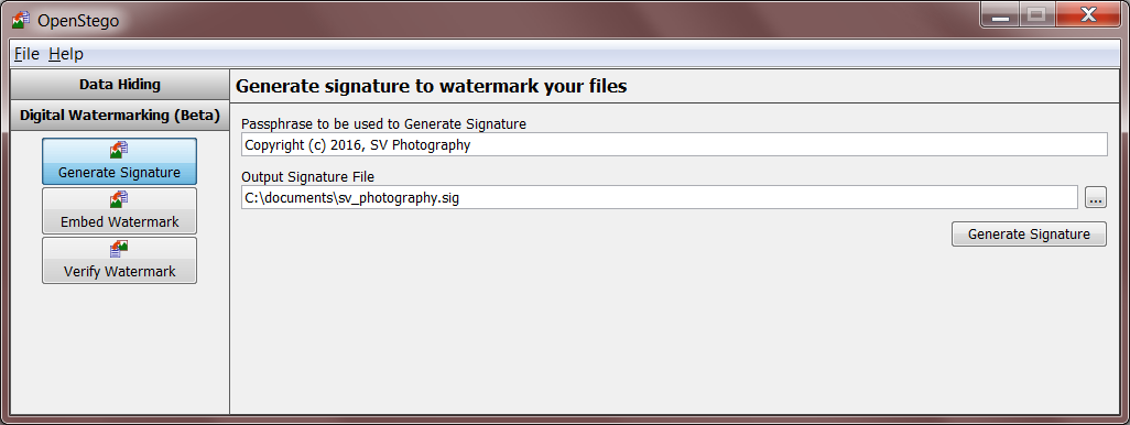OpenStego Ekran Görüntüsü - Gezginler