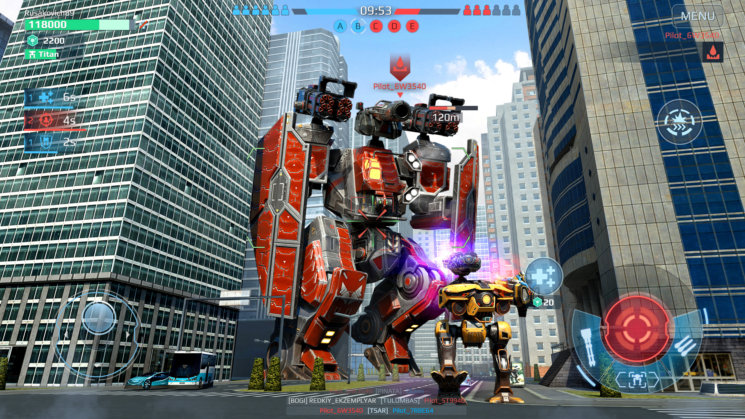 War Robots Multiplayer Battles PC BlueStacks Ekran Görüntüsü - Gezginler