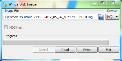 Win32 Disk Imager Ekran Görüntüsü - Gezginler