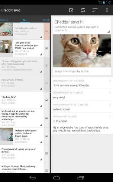 reddit sync İndir (Android) - Gezginler Mobil