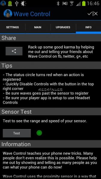 Wave Control İndir (Android) - Gezginler Mobil