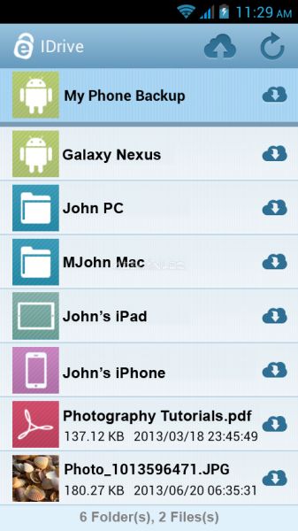 IDrive (Online Backup) İndir (Android) - Gezginler Mobil