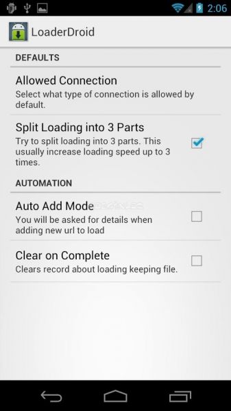 Loader Droid İndir (Android) - Gezginler Mobil
