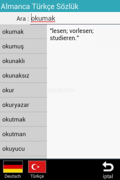 Almanca Türkçe Sözlük İndir (Android) - Gezginler Mobil Almanca Türkçe Sözlük İndir (Android) - Gezginler Mobil
