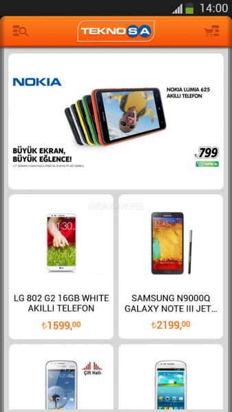 Teknosa İndir (Android) - Gezginler Mobil