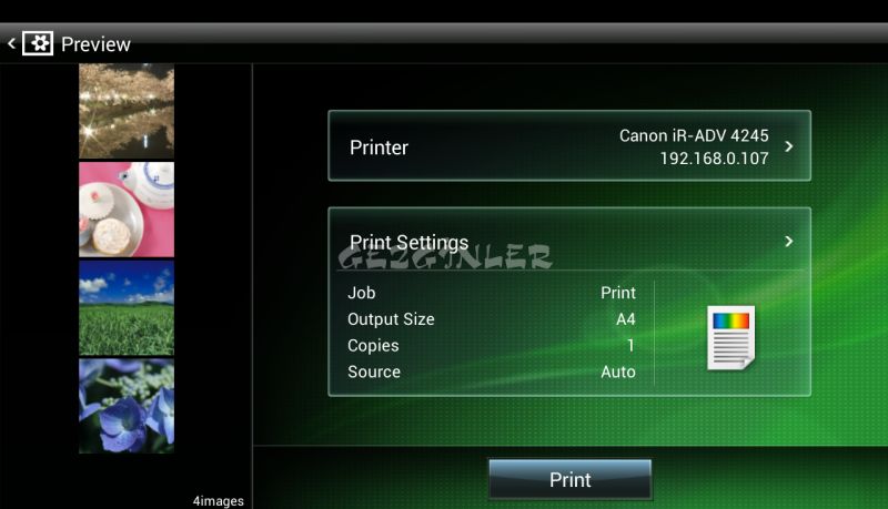 Canon Mobile Printing İndir (Android) - Gezginler Mobil