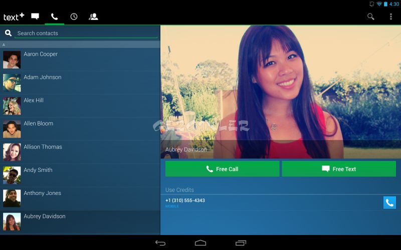 textPlus İndir (Android) - Gezginler Mobil