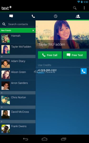 textPlus İndir (Android) - Gezginler Mobil
