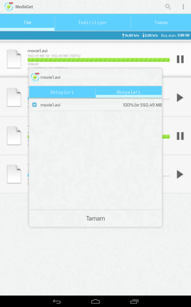 MediaGet İndir (Android) - Gezginler Mobil