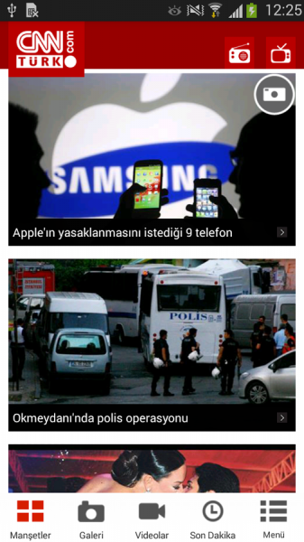 CNN Türk İndir (Android) - Gezginler Mobil