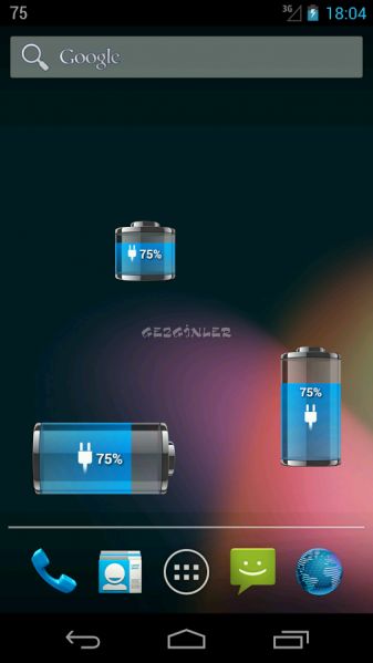 Battery HD İndir (Android) - Gezginler Mobil