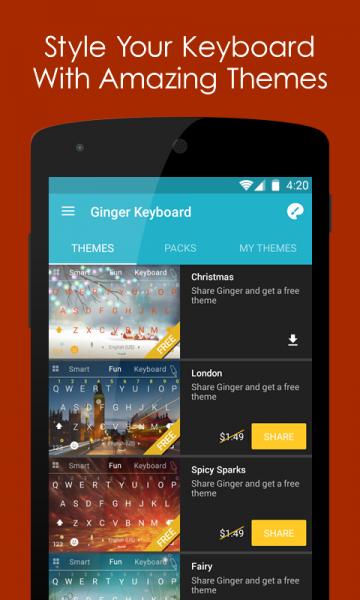 Ginger Klavye Türkçe Ingilizce İndir Android Gezginler Mobil
