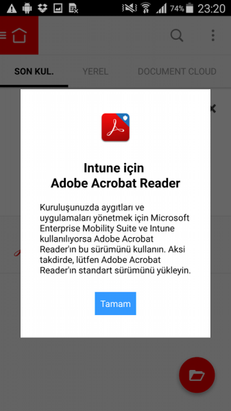 Acrobat Reader for Intune İndir (Android) - Gezginler Mobil