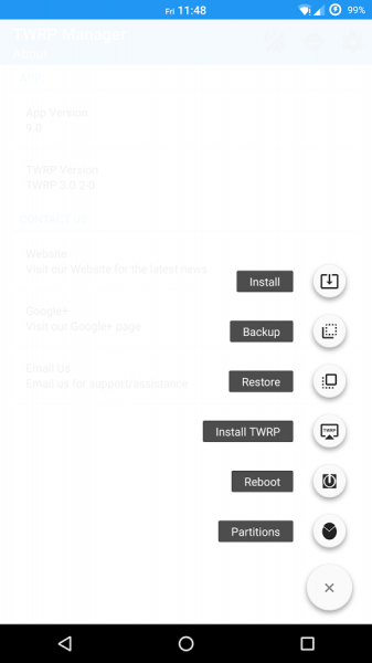 TWRP Manager (Requires ROOT) İndir (Android) - Gezginler Mobil
