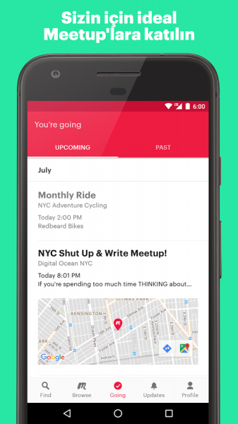 Meetup İndir (Android) - Gezginler Mobil