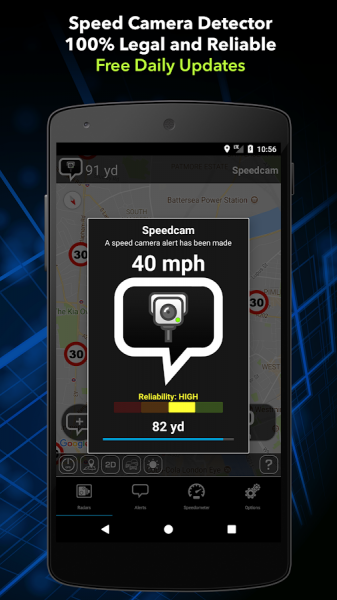 Radarbot Free: Speed Camera Detector & Speedometer İndir (Android ...