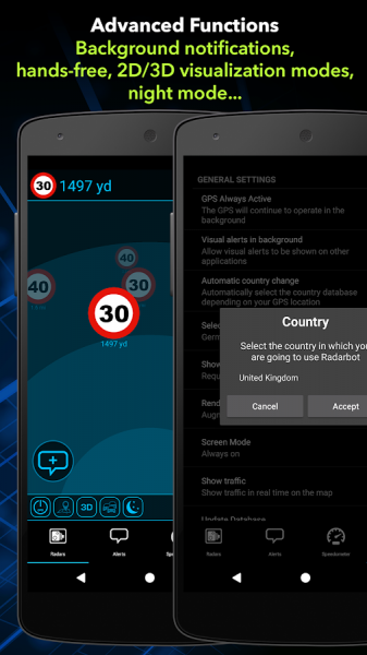 Radarbot Free: Speed Camera Detector & Speedometer İndir (Android ...