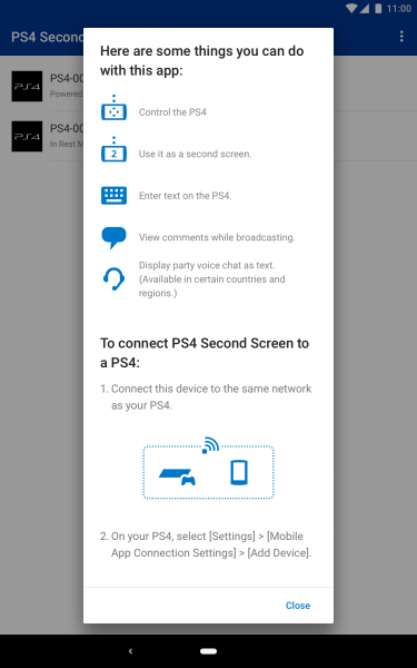 PS4 Second Screen İndir (Android) - Gezginler Mobil