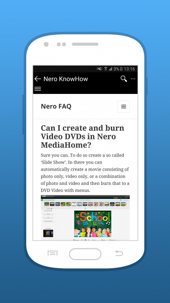 Nero KnowHow İndir (Android) - Gezginler Mobil
