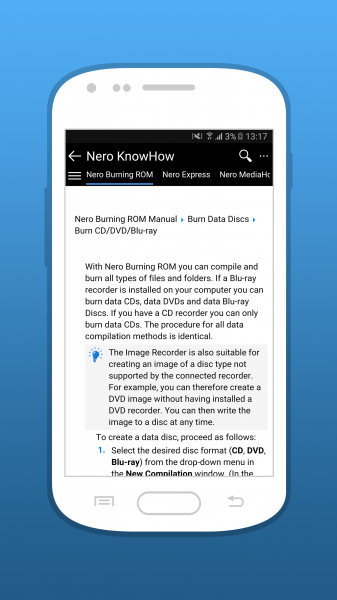 Nero KnowHow İndir (Android) - Gezginler Mobil