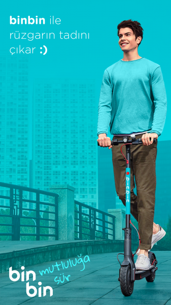 BinBin Scooter İndir (Android) - Elektrikli Scooter Kiralama - Gezginler Mobil