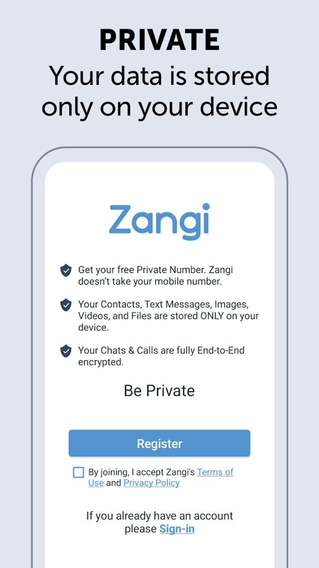Zangi - Private Messenger İndir (Android) - Gezginler