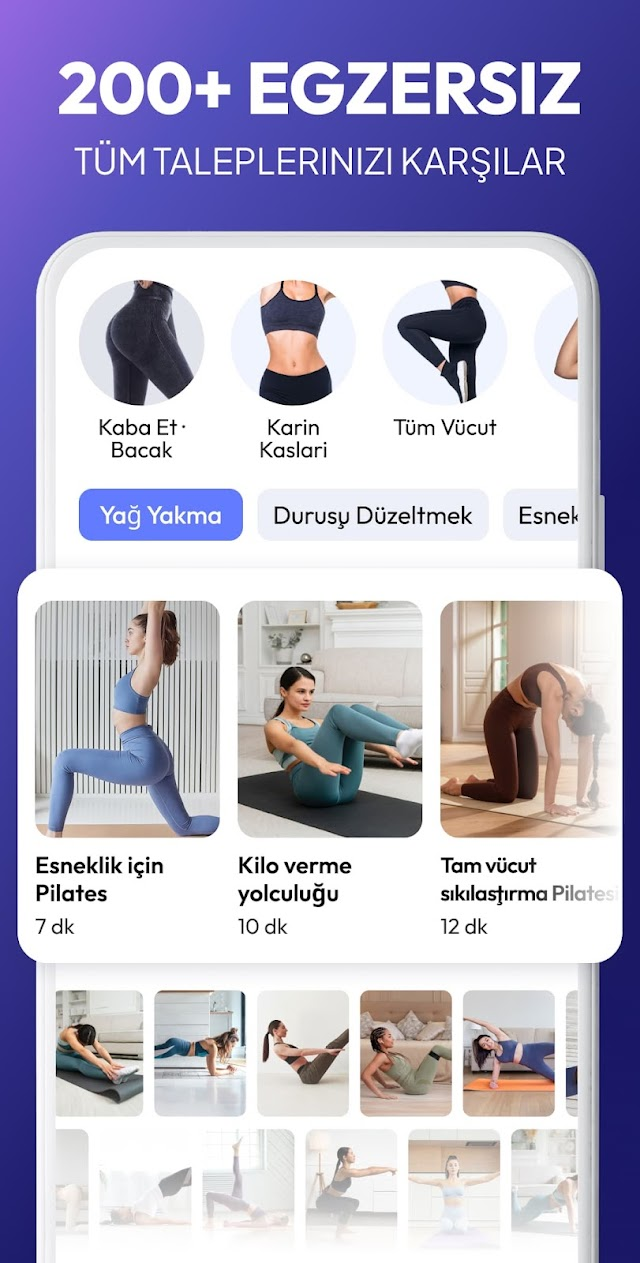 Evde Pilates Egzersizi İndir (Android) - Gezginler